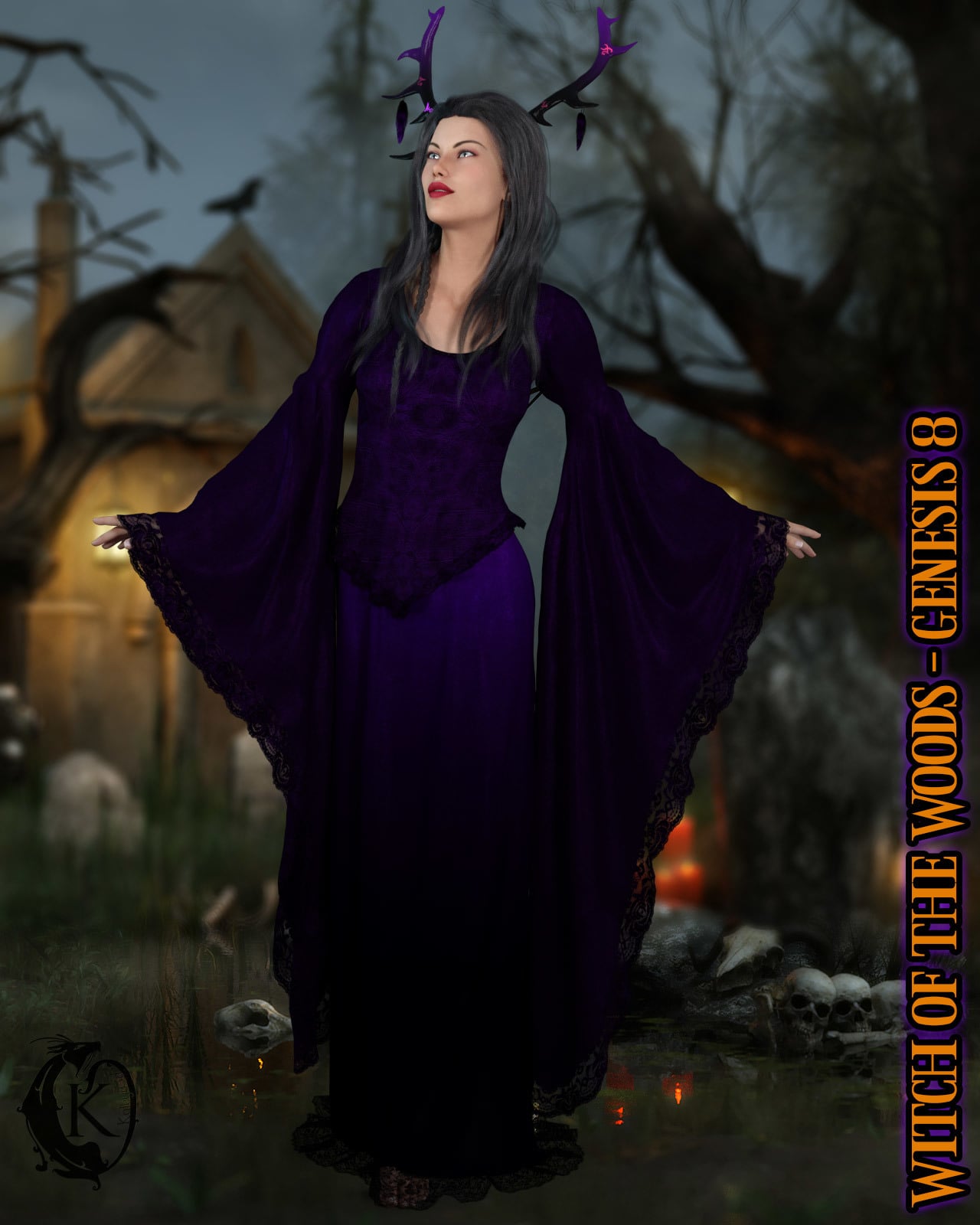 dforce - Witch of the Woods - Genesis 8 | Daz 3D