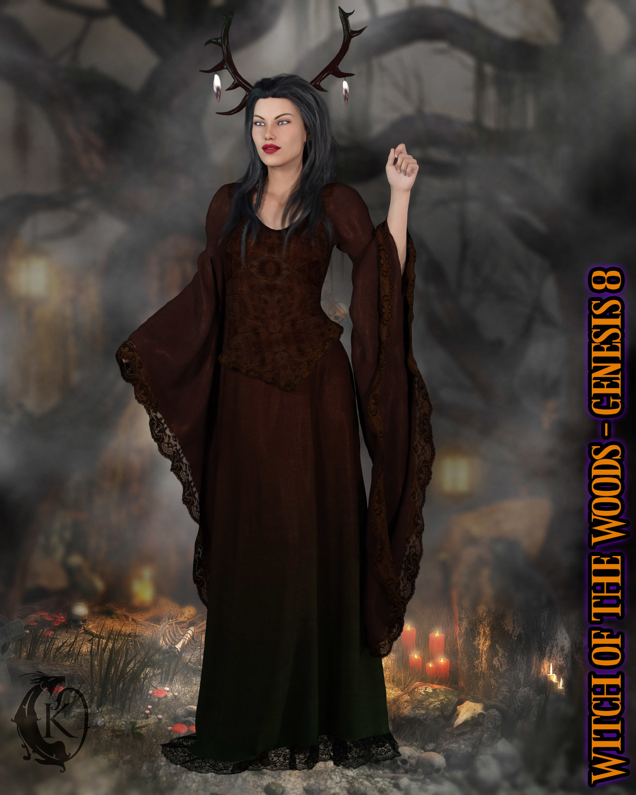 dforce - Witch of the Woods - Genesis 8 | Daz 3D