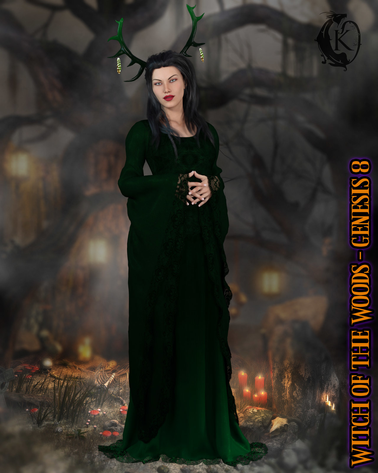 dforce - Witch of the Woods - Genesis 8 | Daz 3D