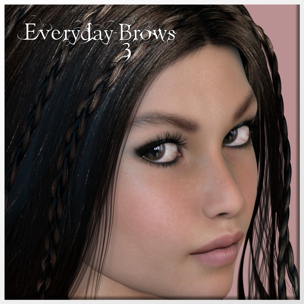 AM: Everyday Brows 3 - Merchant Resource | Daz 3D