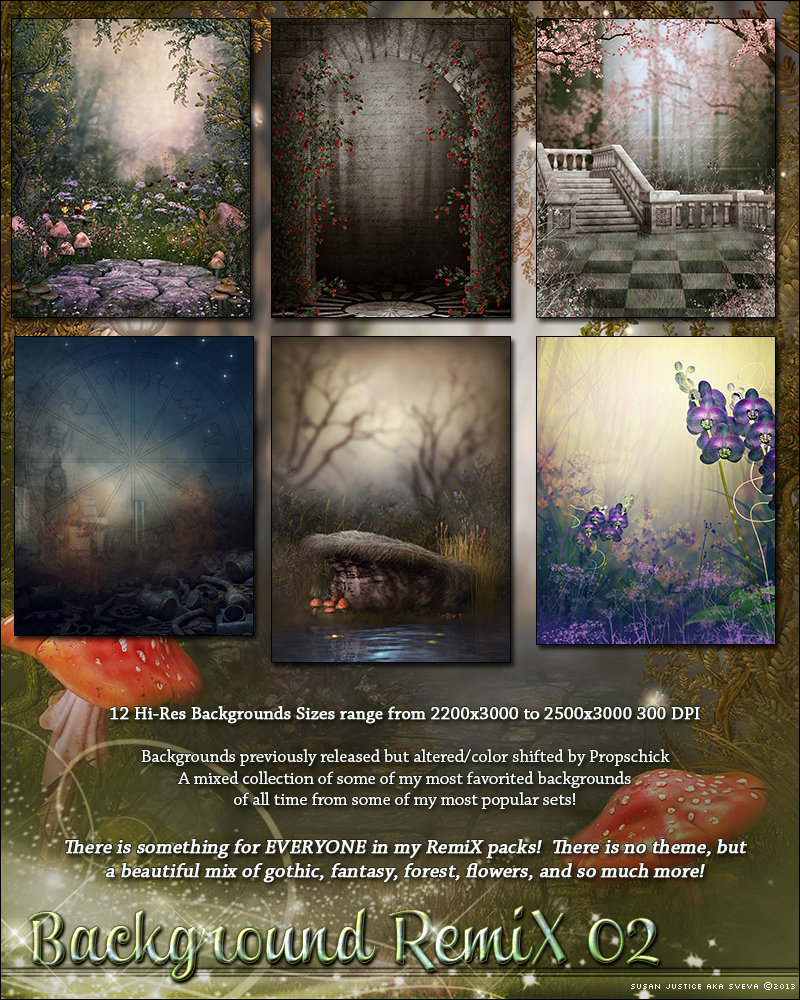 Background RemiX 02 | Daz 3D
