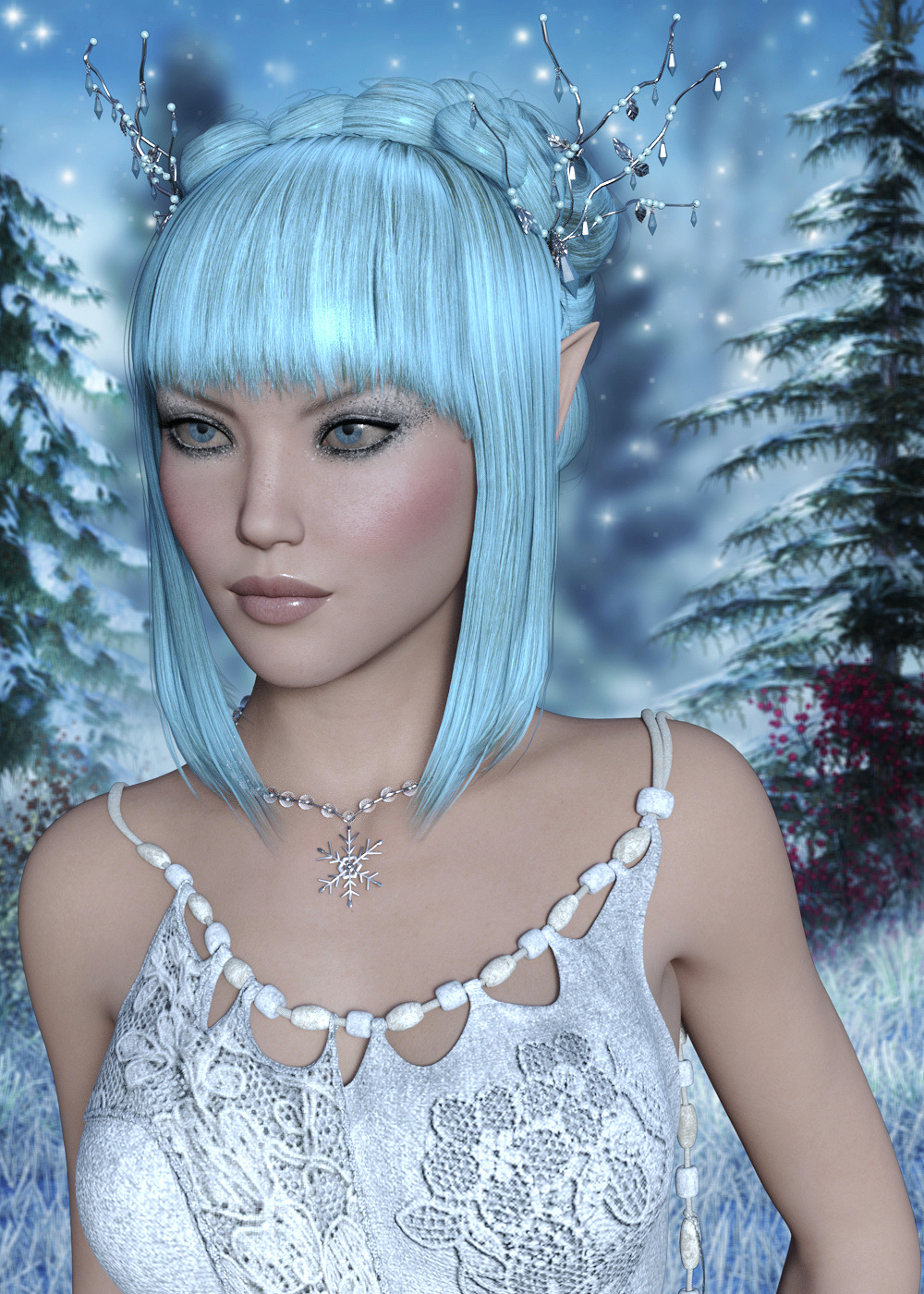 Inara Hair | Daz 3D
