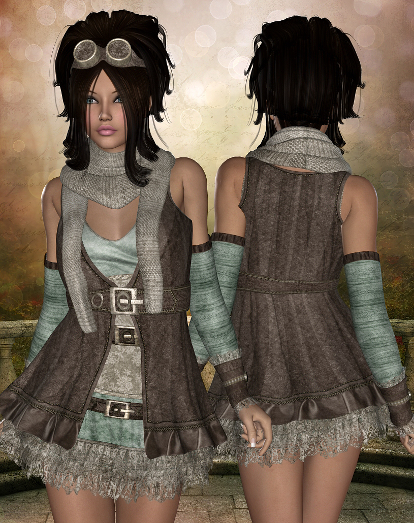 Clockwork Hair | Daz 3D