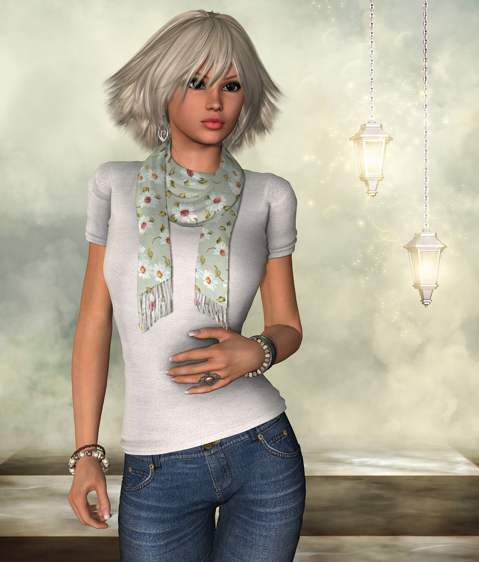 Coffeehouse Fashion | Daz 3D
