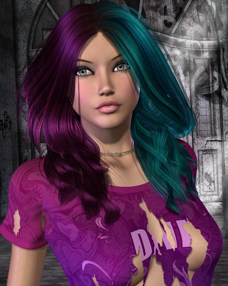 Emberly Hair | Daz 3D