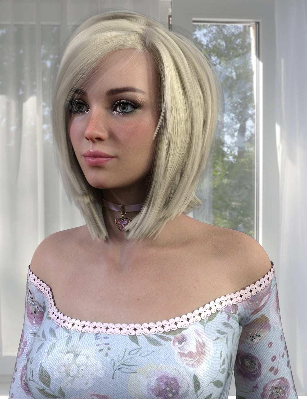 Fiona Hair for Genesis 8 Females | Daz 3D