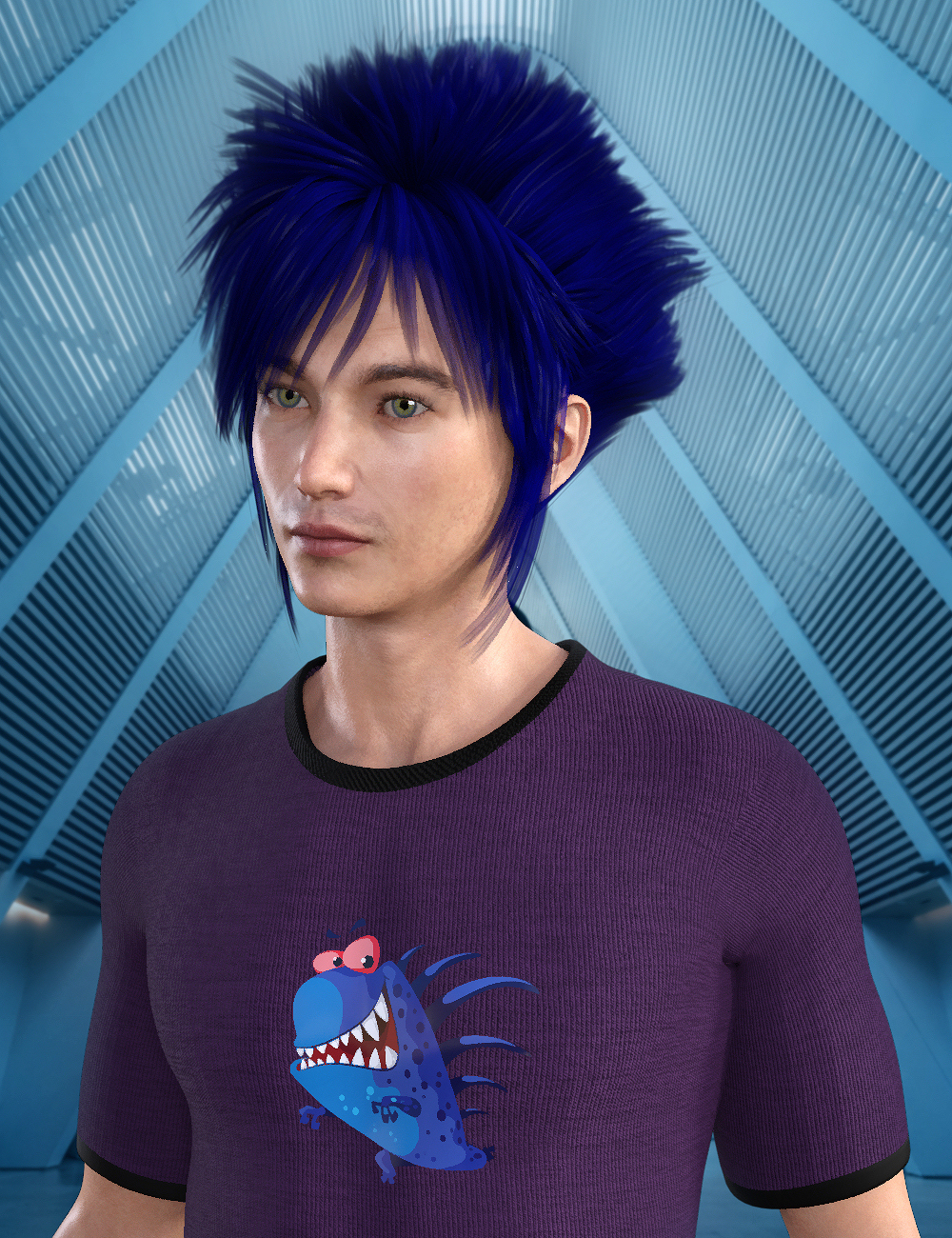 Hiraku Hair Expansion for DS | Daz 3D