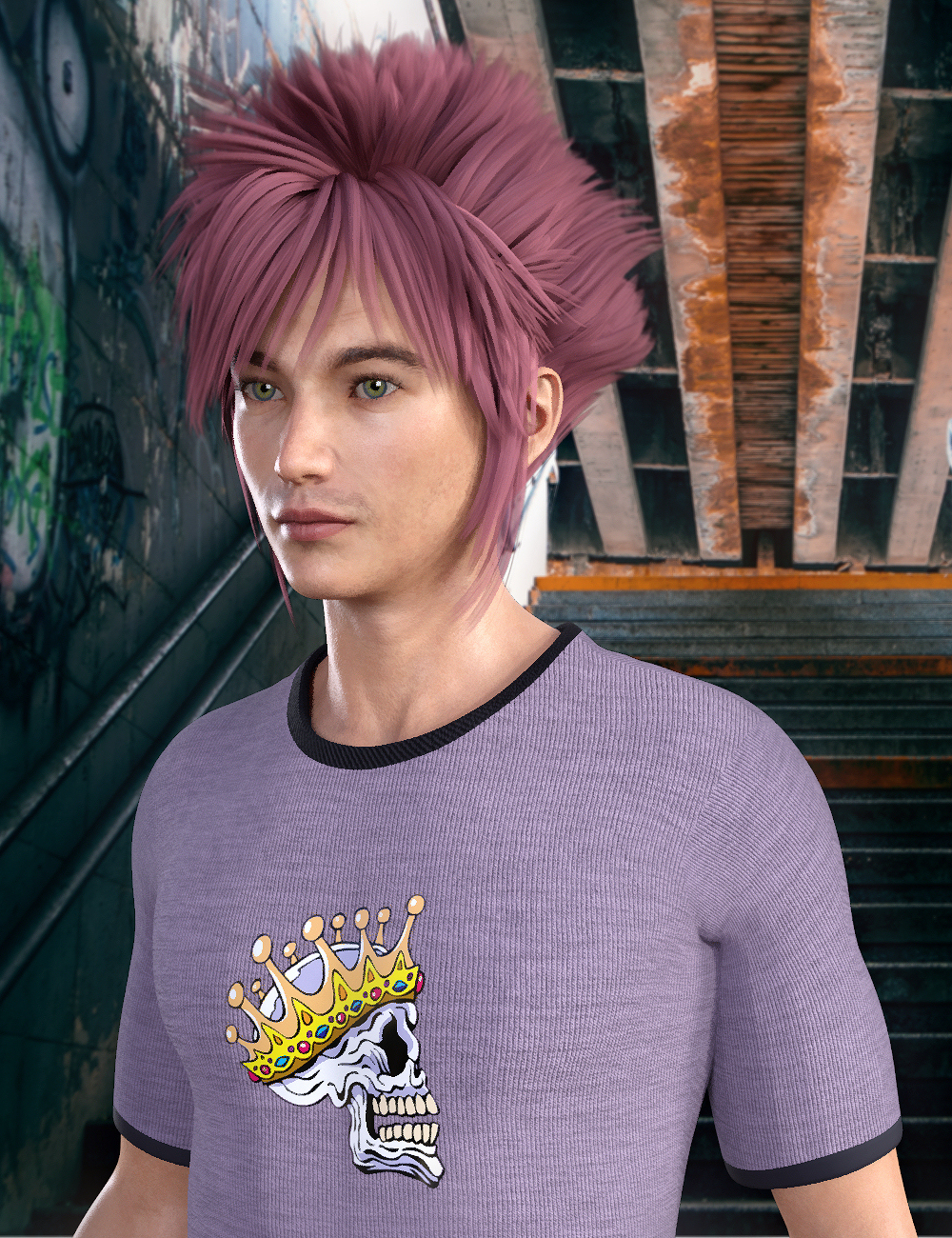 Hiraku Hair Expansion for DS | Daz 3D