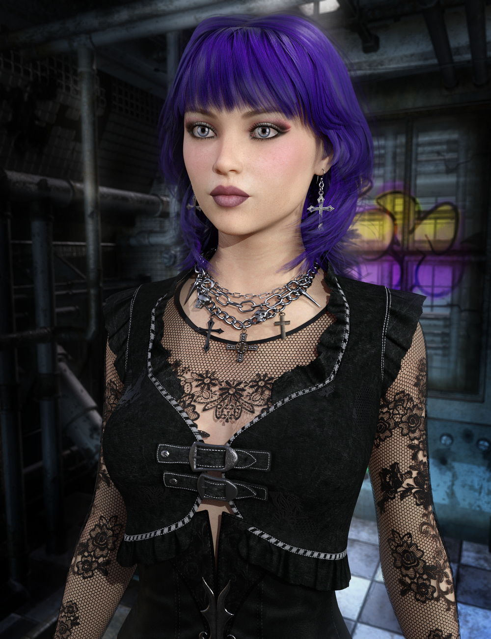 Leah Hair Expansion Daz 3d