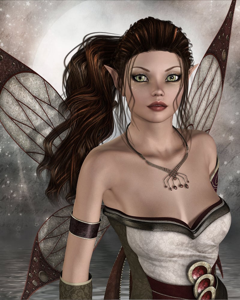 Luna Fairy Hair | Daz 3D
