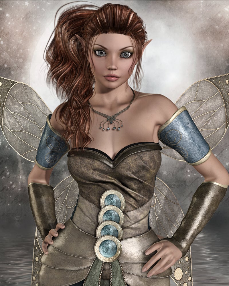 Luna Fairy Hair | Daz 3D