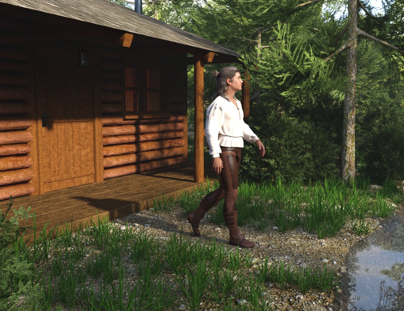 My Log Cabin | Daz 3D