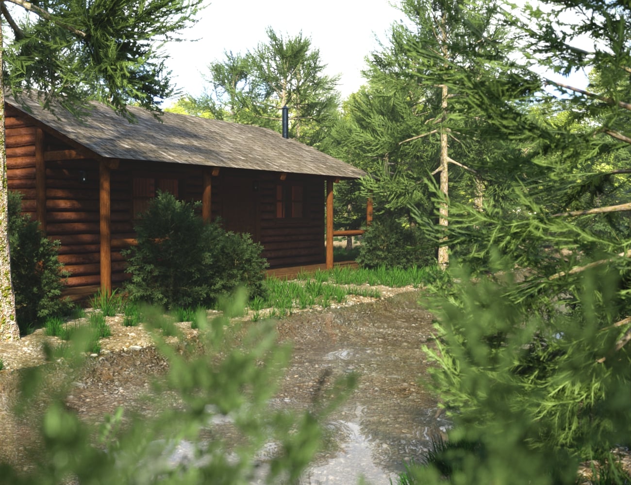 My Log Cabin | Daz 3D