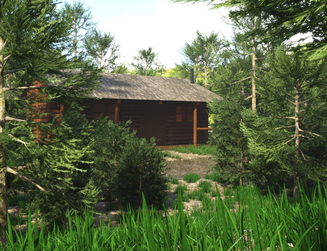 My Log Cabin | Daz 3D