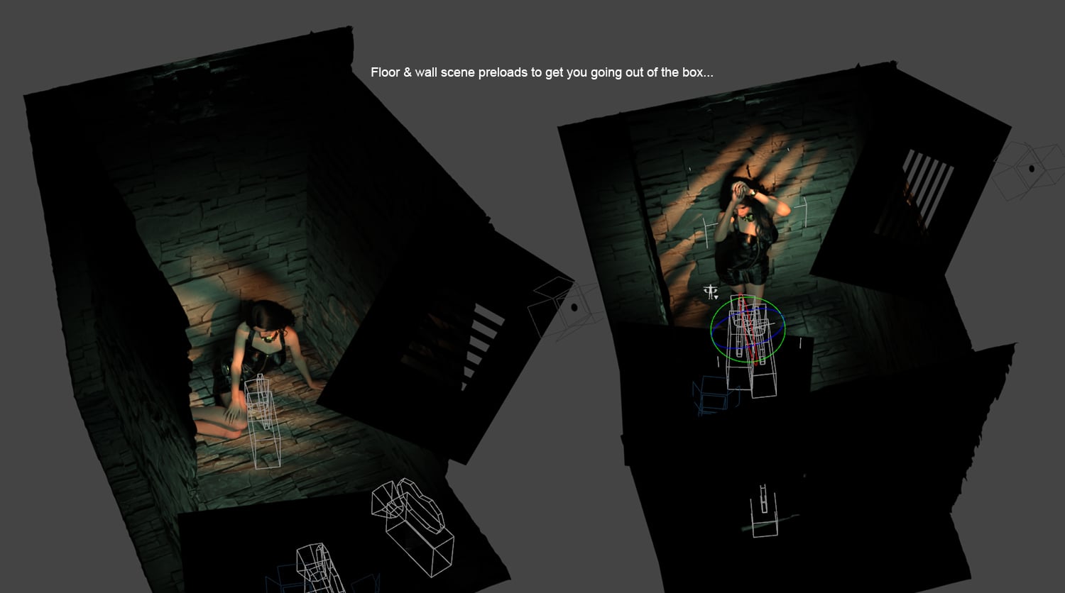 Light Box Grungy Room | Daz 3D