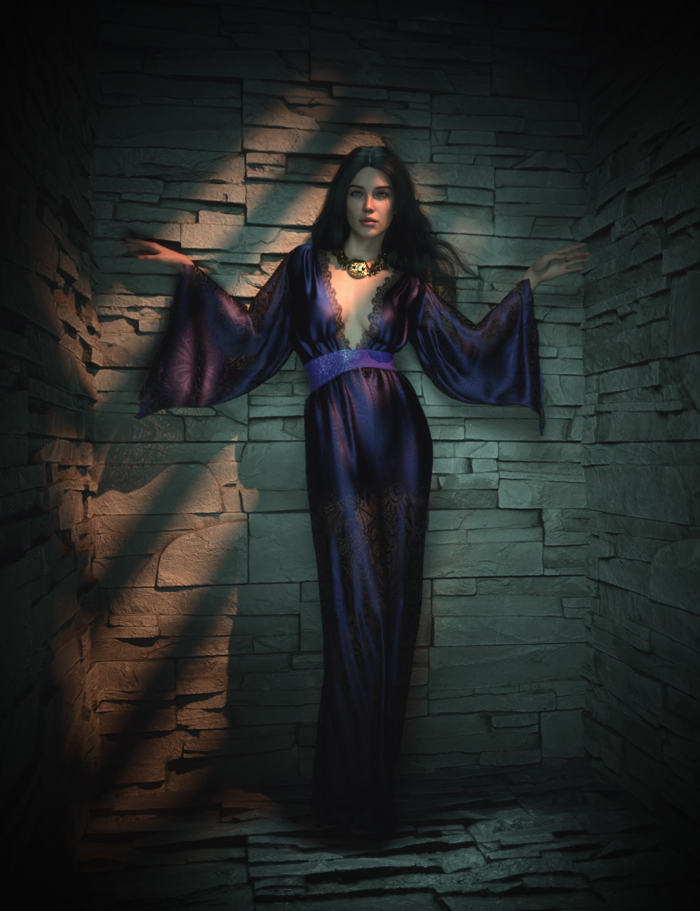 Light Box Grungy Room | Daz 3D