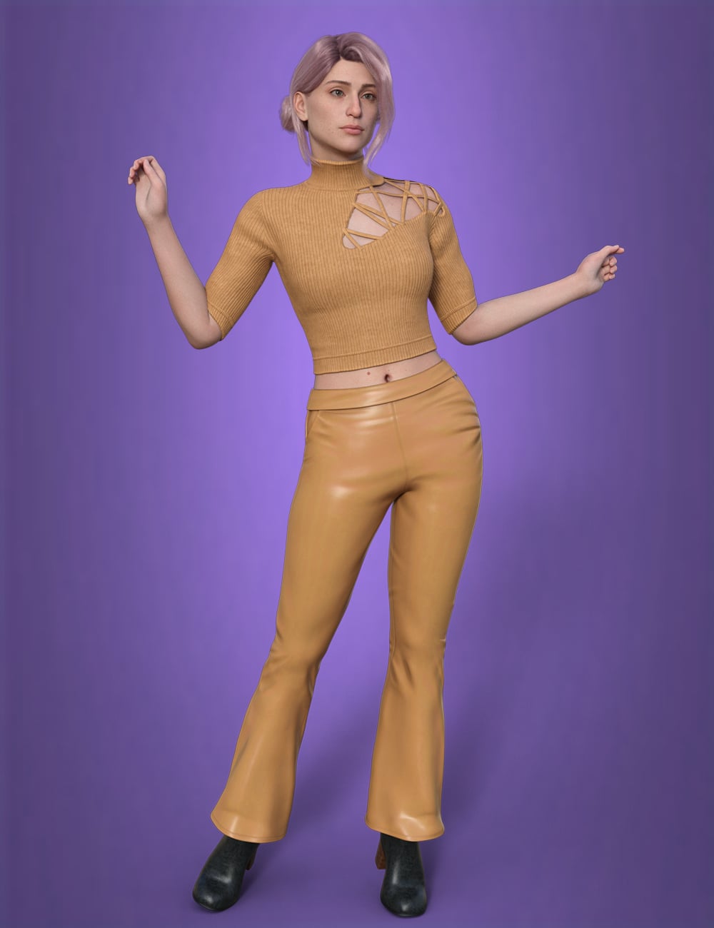 dForce Tight Sweater Outfit for Genesis 9 | Daz 3D