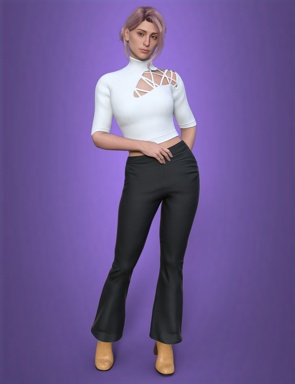 Dforce Tight Sweater Outfit For Genesis 9 Daz 3d