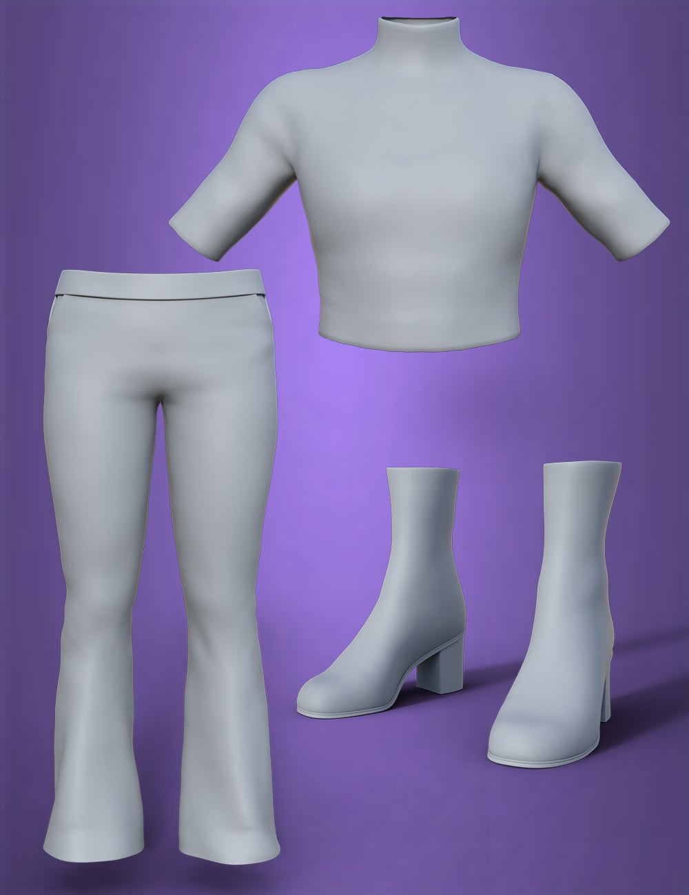 dForce Tight Sweater Outfit for Genesis 9 | Daz 3D