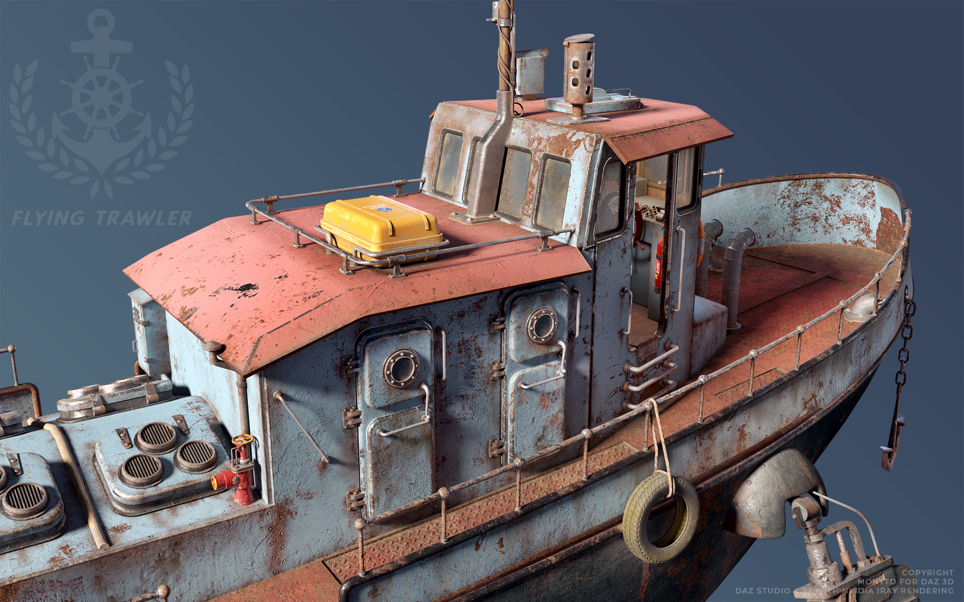 The Flying Trawler | Daz 3D