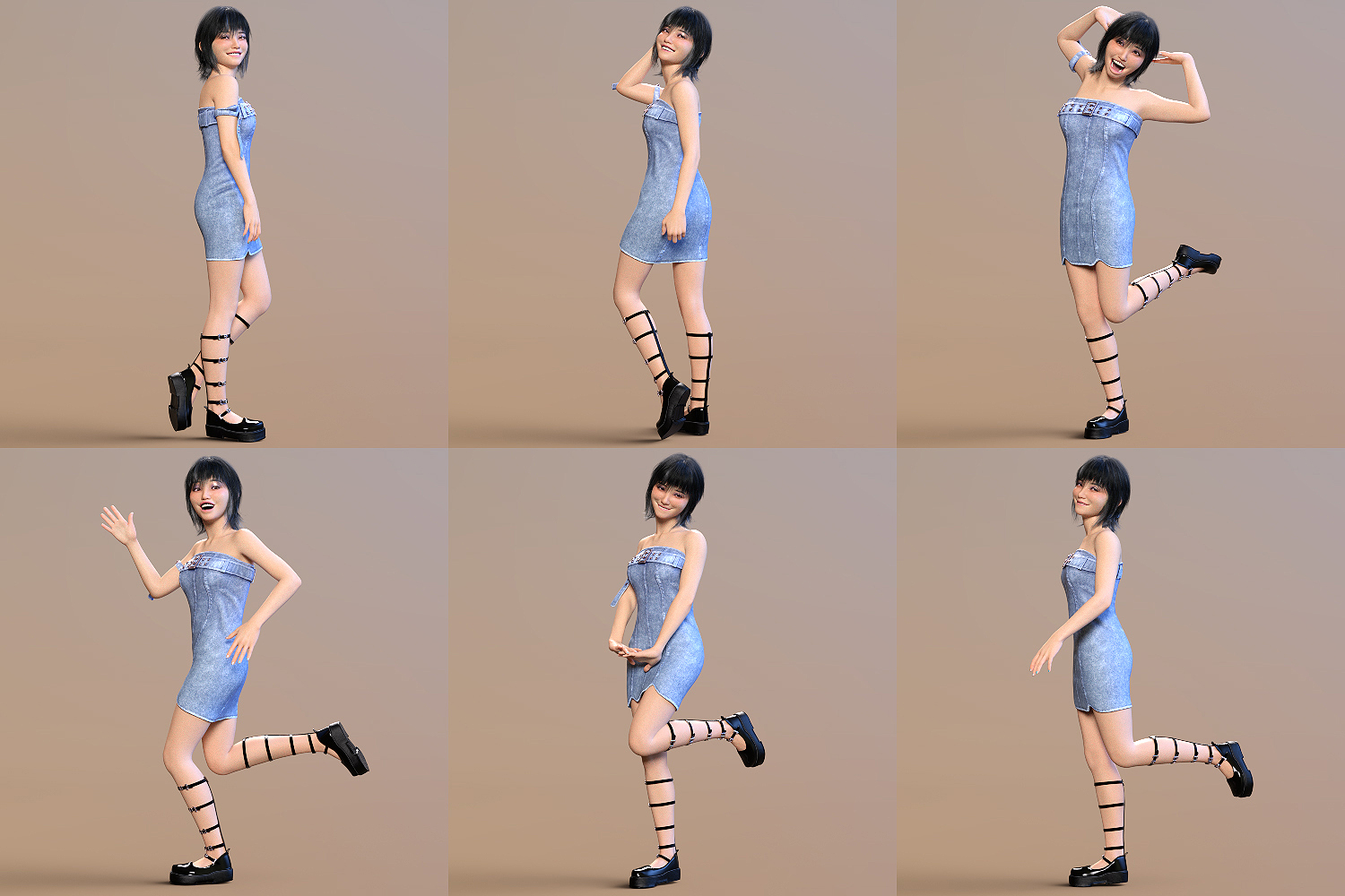 Youthful Pose and Expression for Genesis 9 | Daz 3D