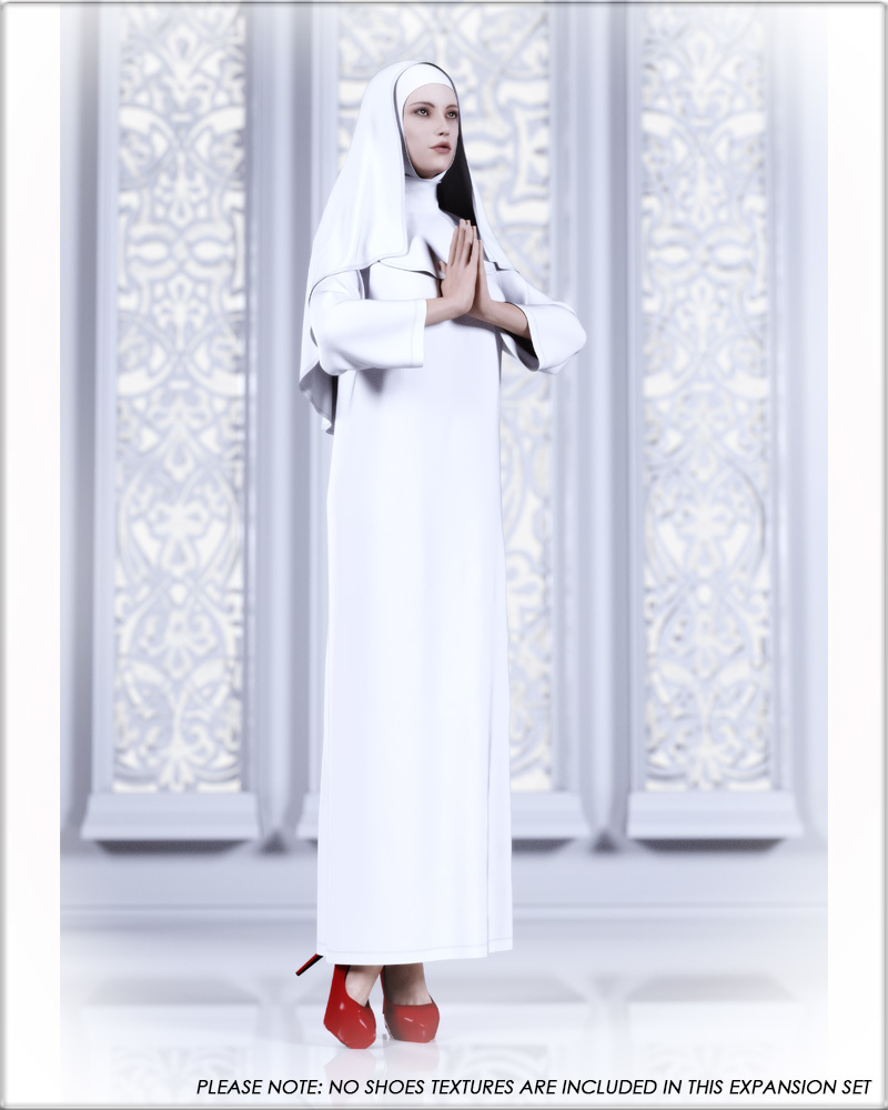 Faxhion - dForce Nun Costume | Daz 3D