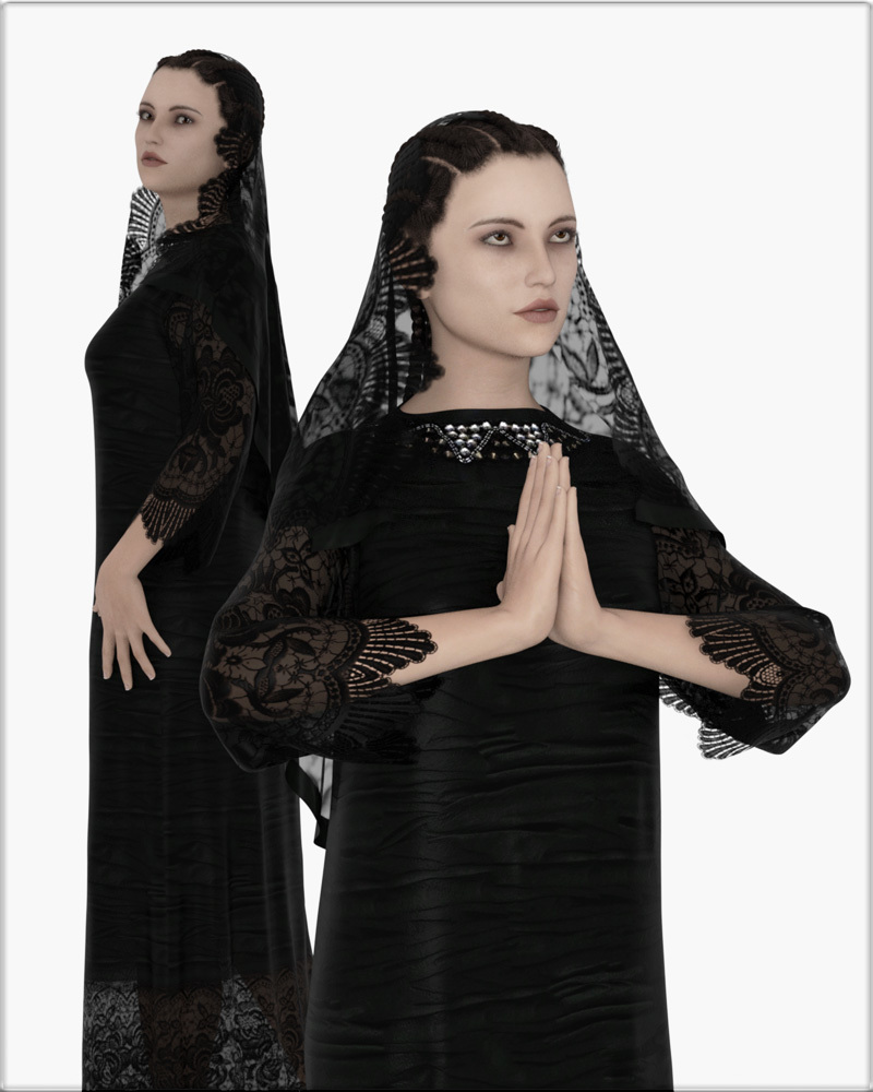Faxhion - dForce Nun Costume | Daz 3D
