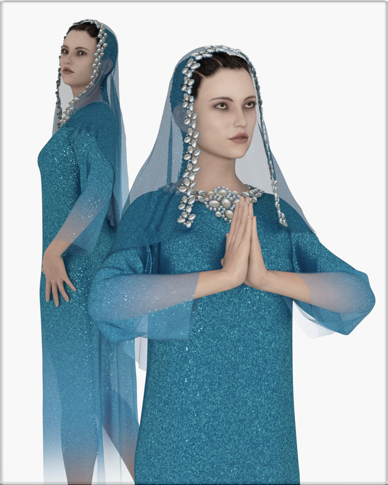 Faxhion - dForce Nun Costume | Daz 3D