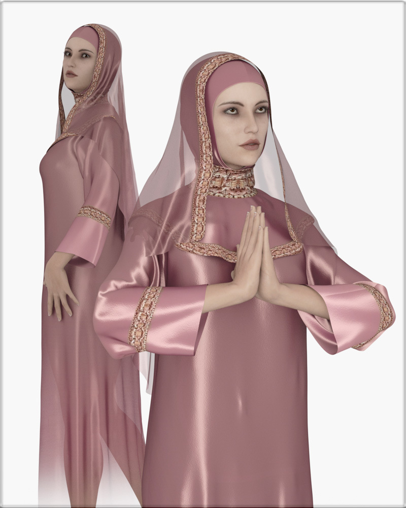 Faxhion - dForce Nun Costume | Daz 3D