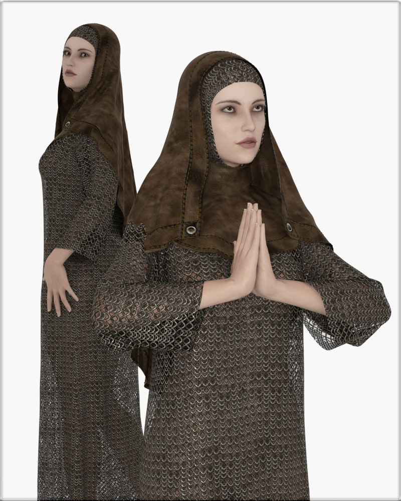 Faxhion - dForce Nun Costume | Daz 3D