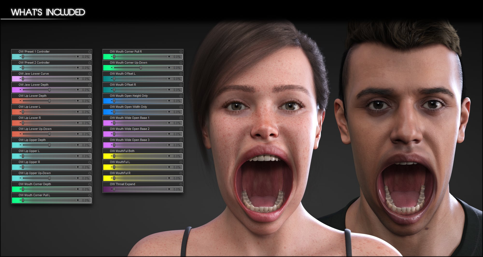 Open Wide for Genesis 9 | Daz 3D