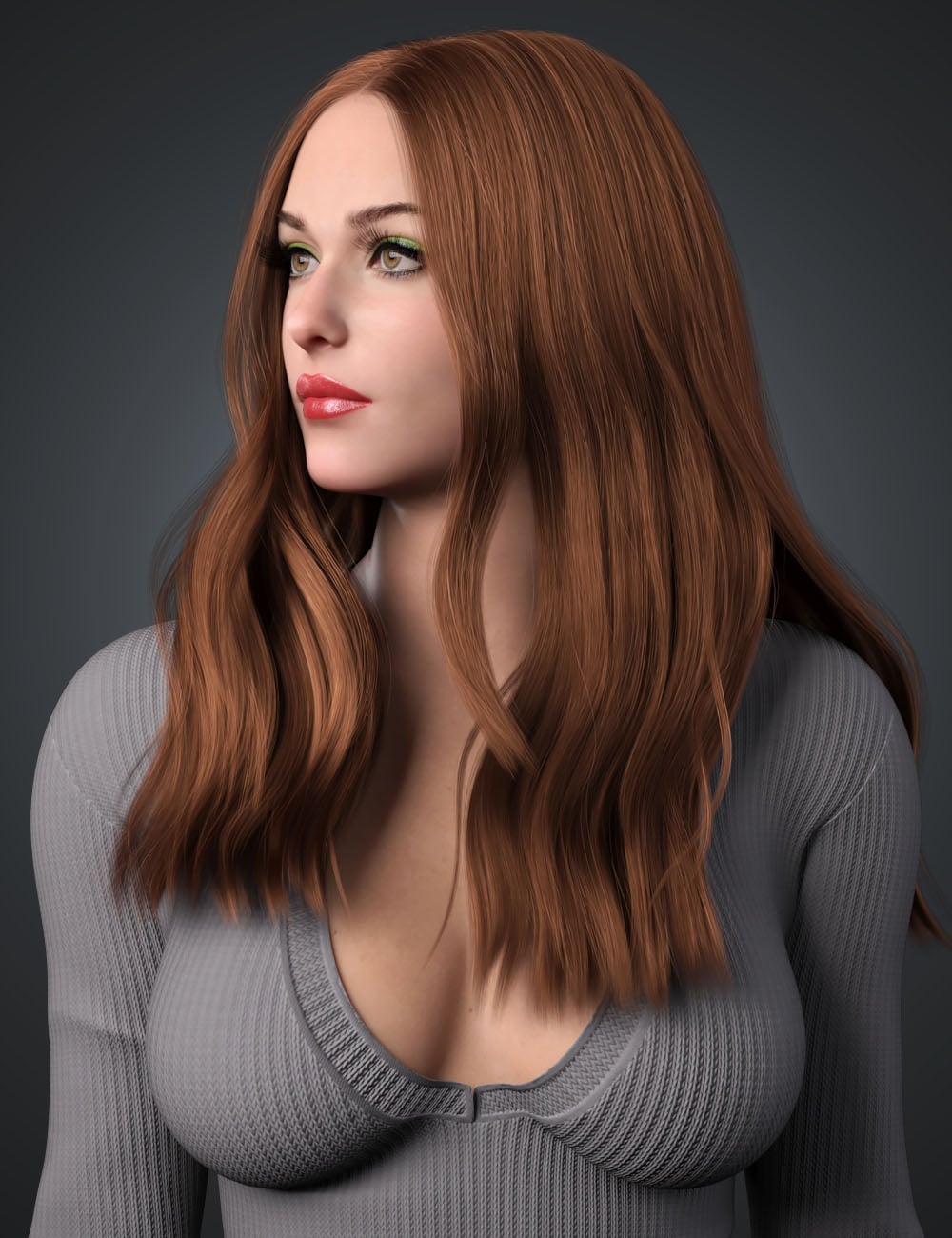 Soft Waves Hair for Genesis 9 | Daz 3D