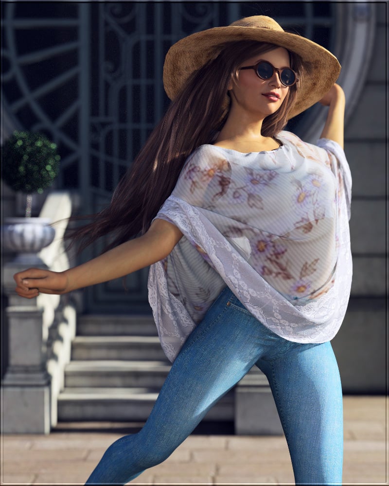VYK Separates - Flowing Shirt | Daz 3D