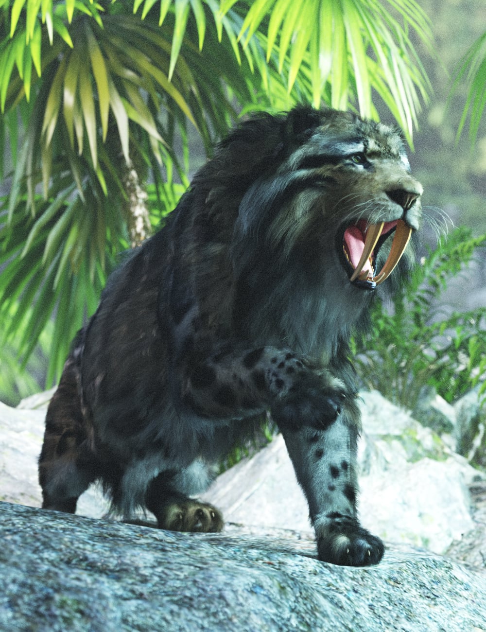 Smilo Poses for AM Smilodon | Daz 3D