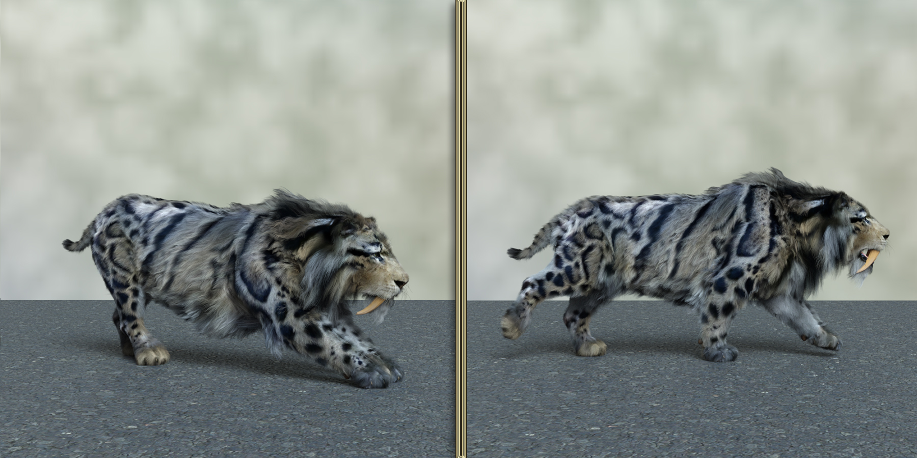 Smilo Poses for AM Smilodon | Daz 3D