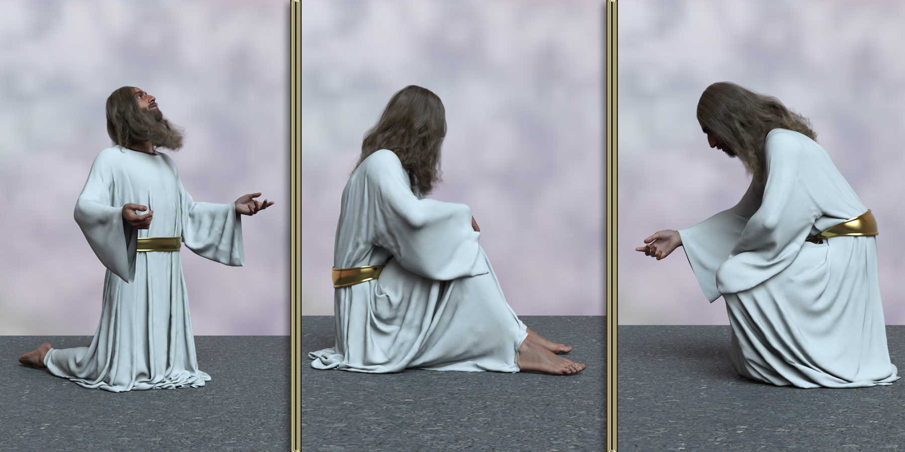 The Lamb Poses for John 9 | Daz 3D