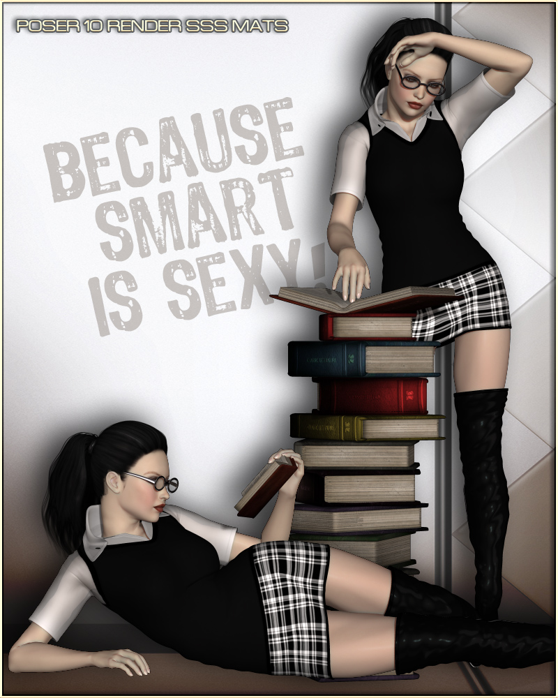 VYK_The Bookworm | Daz 3D