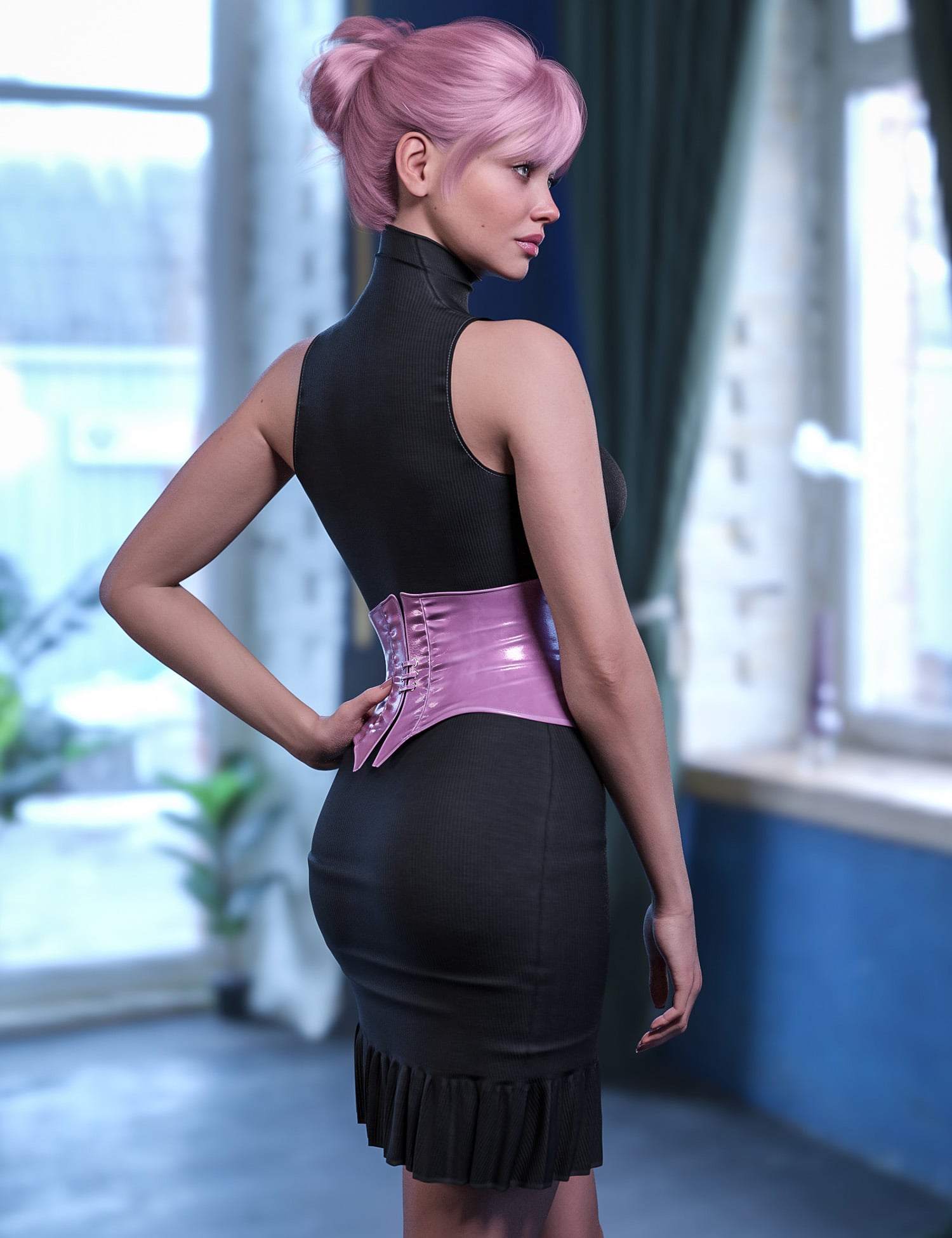 dForce Candid Slim Dress for Genesis 9 | Daz 3D