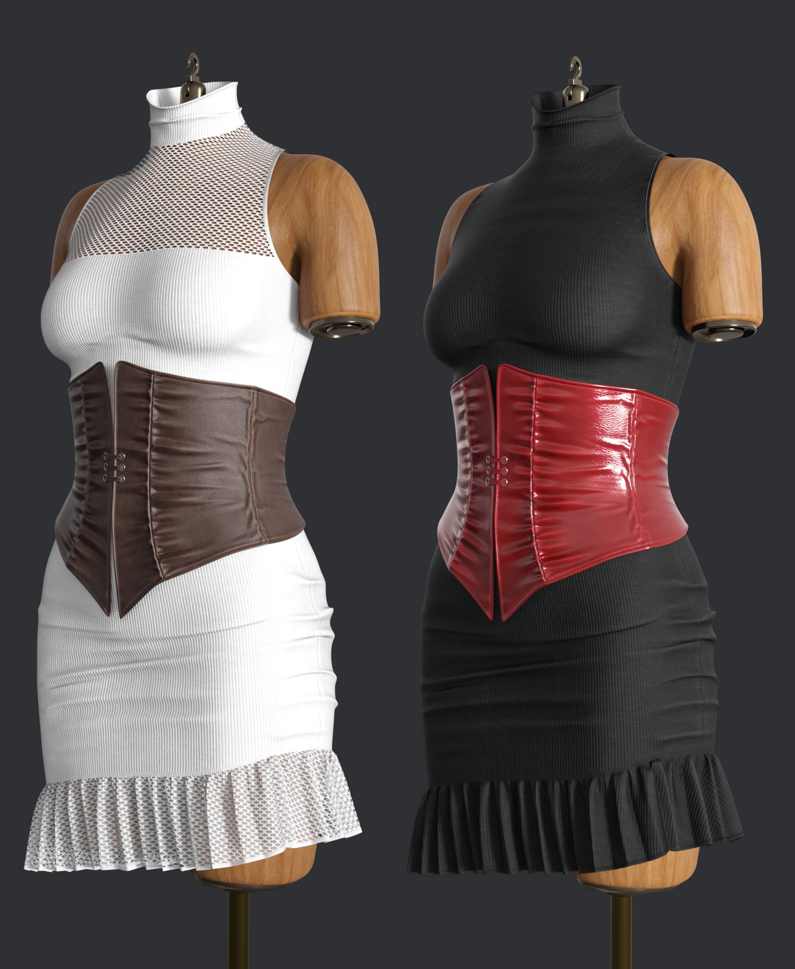 dForce Candid Slim Dress for Genesis 9 | Daz 3D