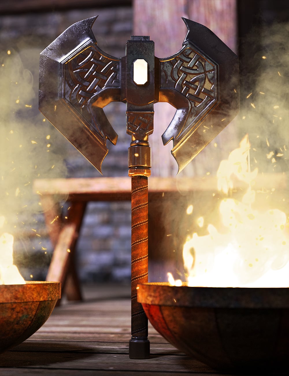 M3D Anvils Pride Axes for Genesis 9 | Daz 3D