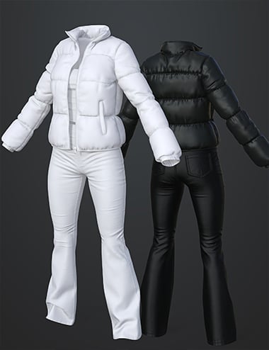 SU Winter Outfit for Genesis 9, 8.1, and 8 Female | Daz 3D