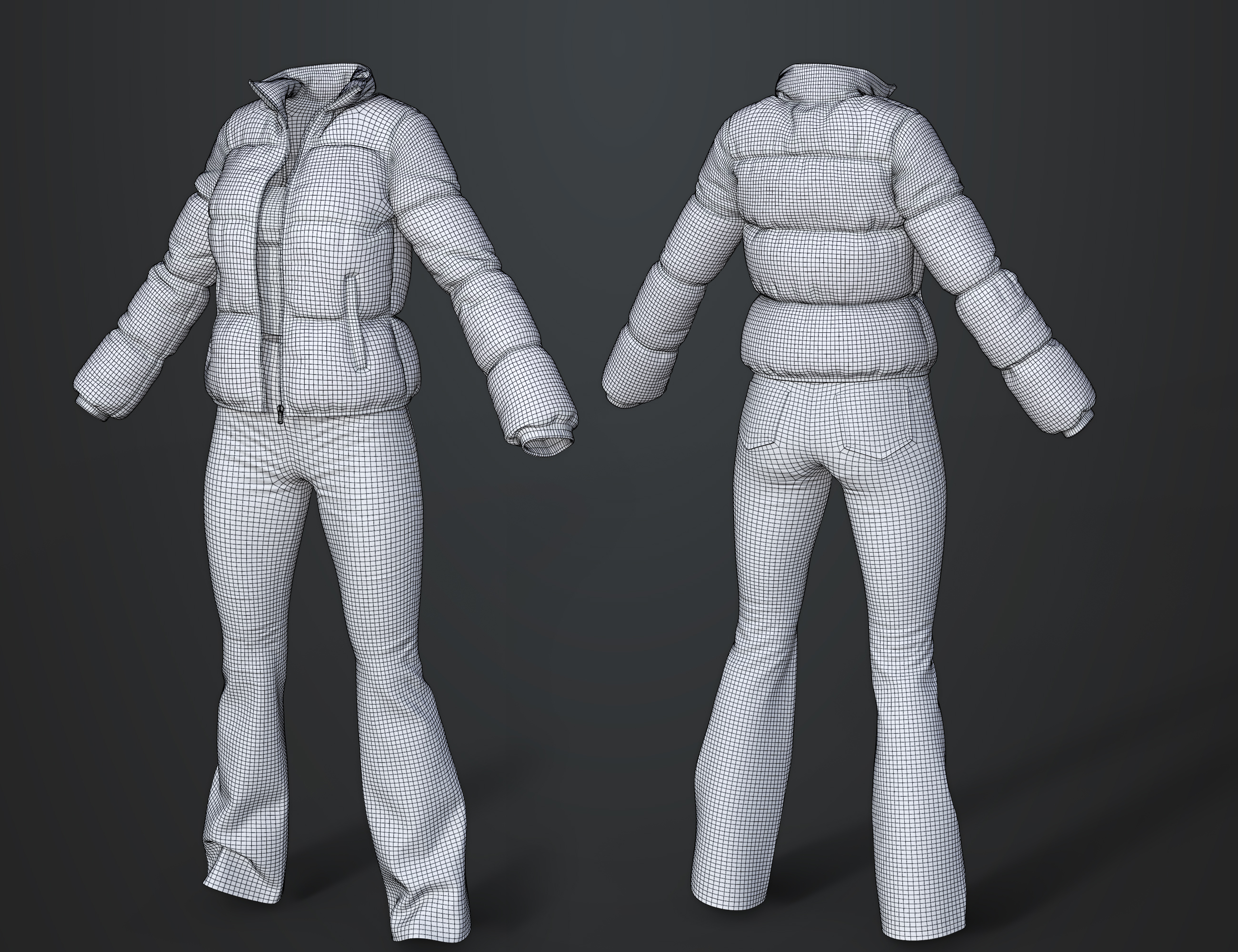 SU Winter Outfit for Genesis 9, 8.1, and 8 Female | Daz 3D