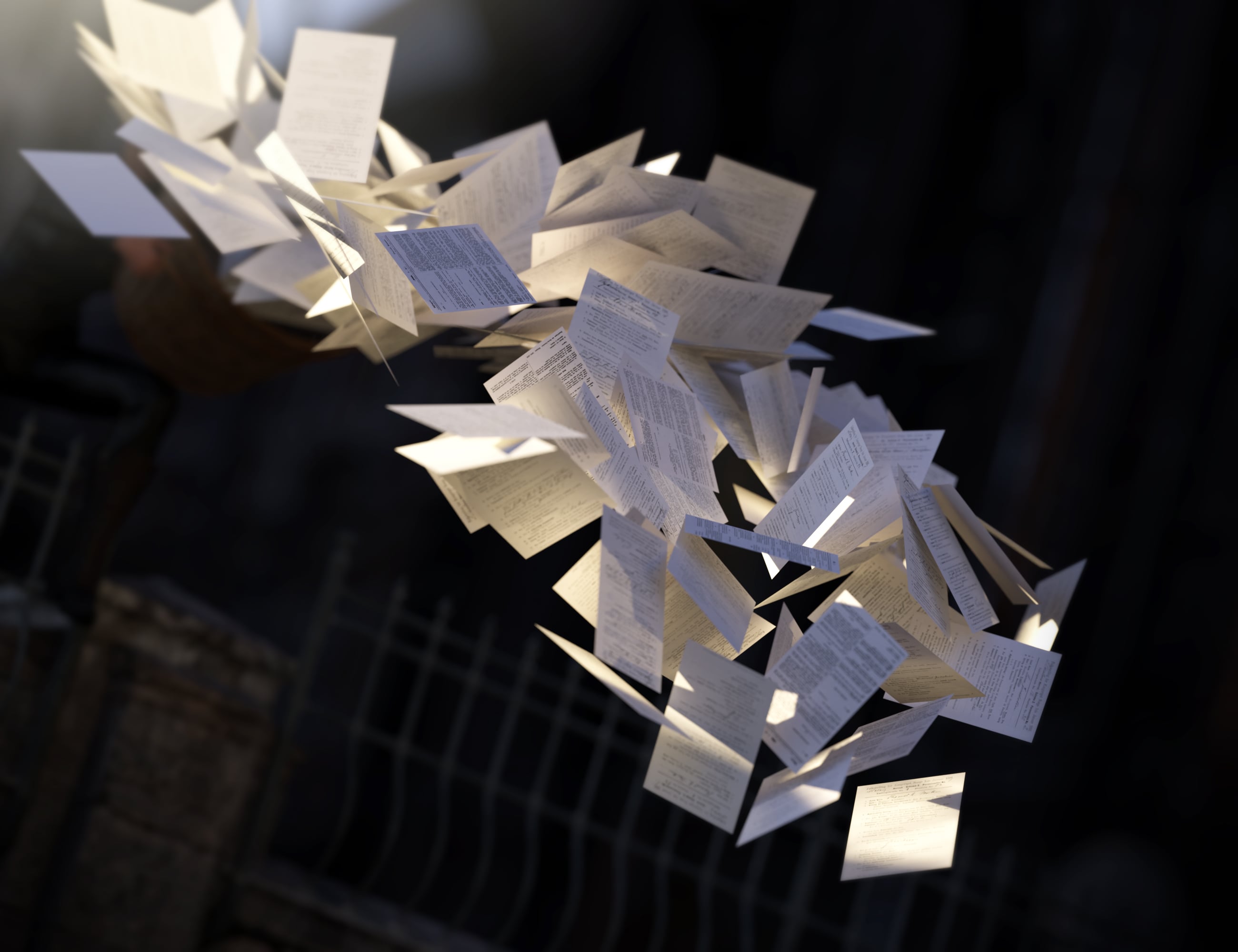 Low Poly Paper Piles Merchant Resource | Daz 3D