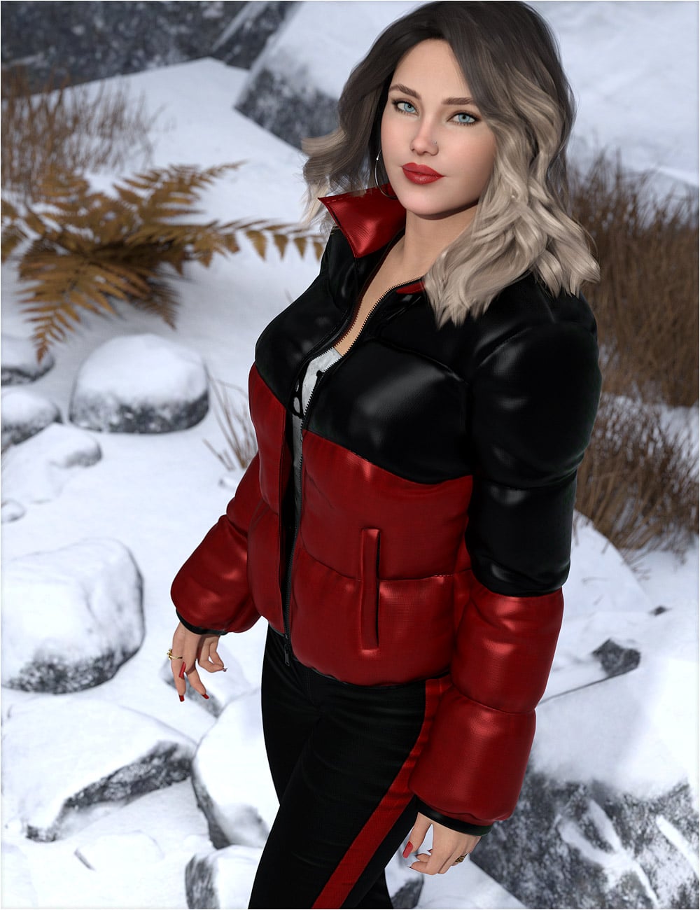 Freezing Textures for dForce SU Winter Outfit | Daz 3D
