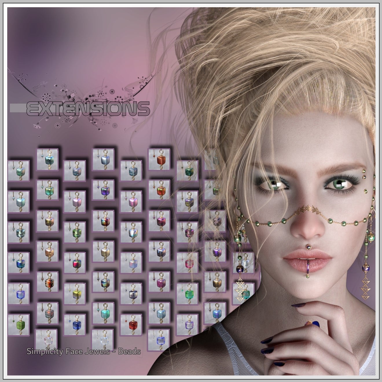 Extensions - Face Chains Add ON | Daz 3D