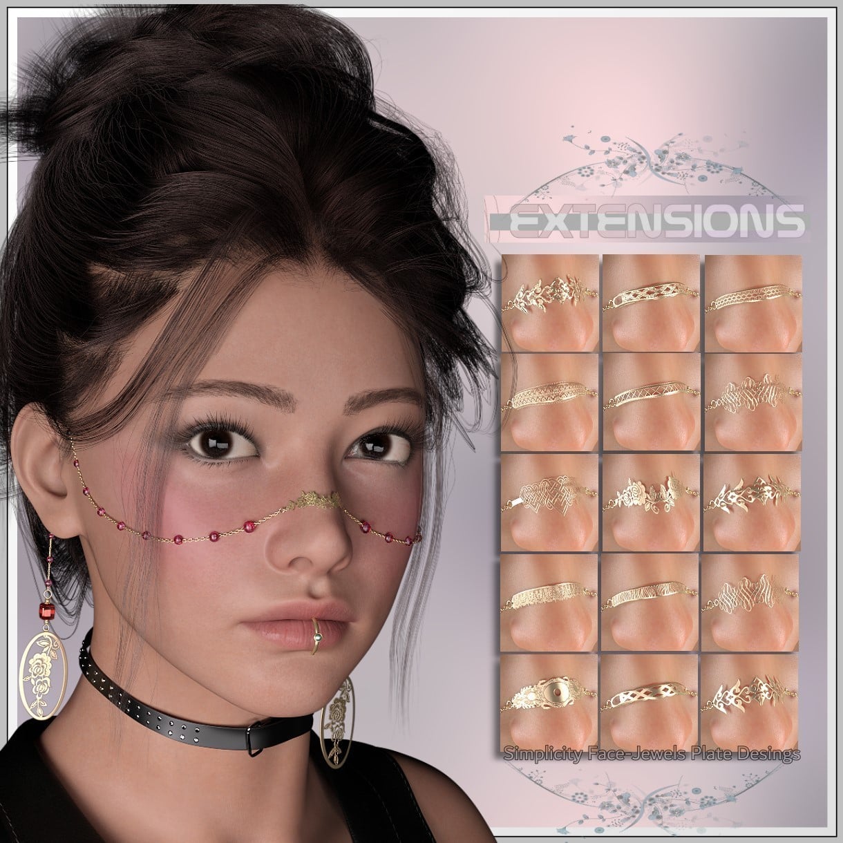 Extensions - Face Chains Add ON | Daz 3D