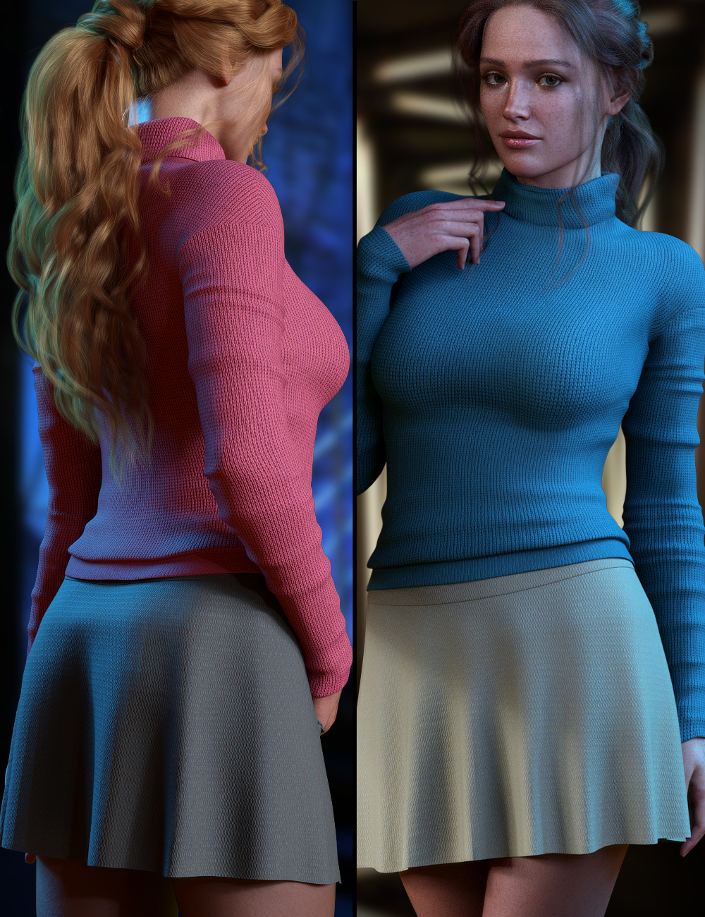 Cozy Dreams Outfit Set for Genesis 9 | Daz 3D