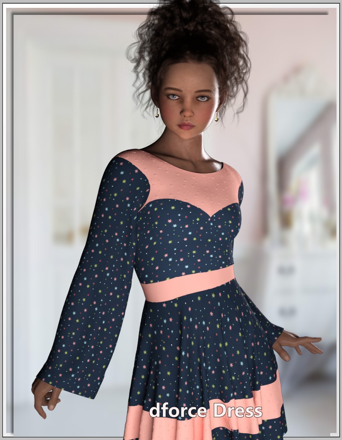 Imani & Dress G9 Female | Daz 3D
