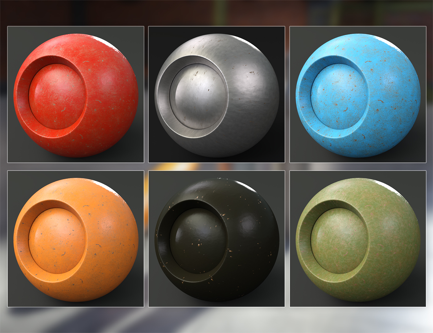 Industrial Metal - Iray Shaders | Daz 3D