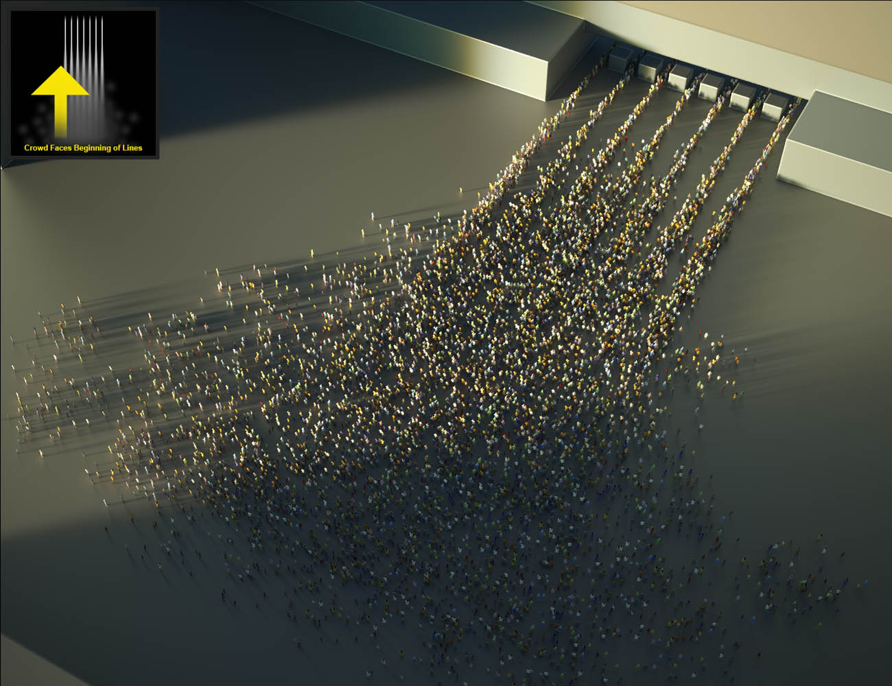 Low Rez Crowds | Daz 3D